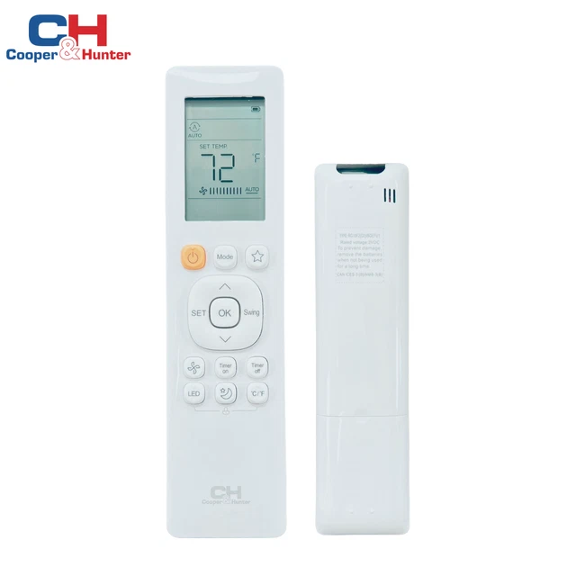 REMOTE CONTROL FOR Cooper&Hunter Multi Position Mini Split Air ...