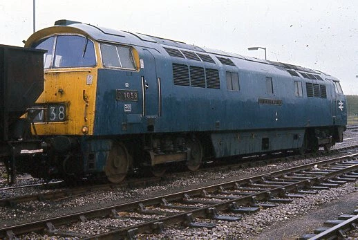ORIGINAL COLOUR SLIDE of D1059 BR class 52 Western diesel hydraulic ...