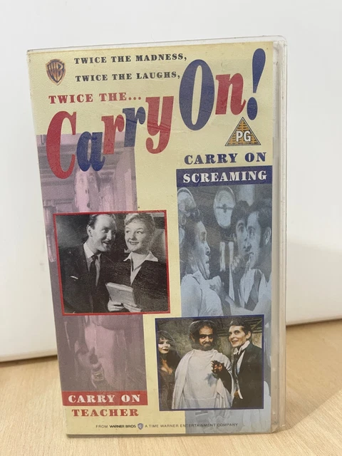 CARRY ON TEACHER/CARRY on Screaming [VHS] [VHS Tape] £4.99 - PicClick UK