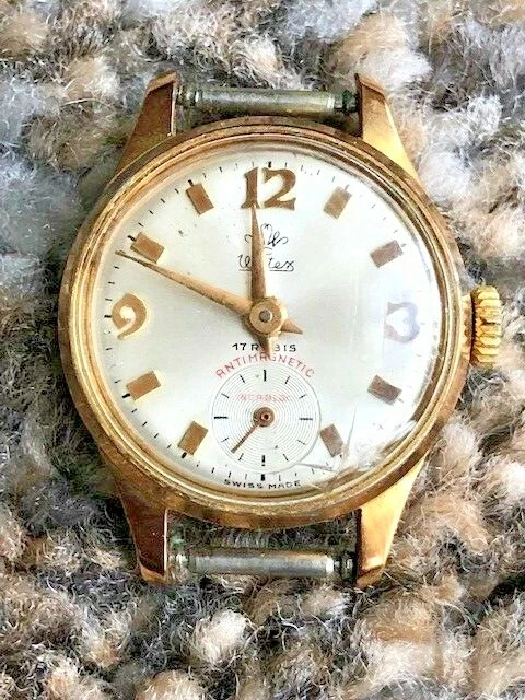 RARE VINTAGE EXQUISITE Swiss Made Antimagnetic Incabloc Watex Watch ...