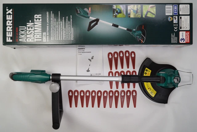 FERREX BATTERY TRIMMER 20V Free Cutter Strimmer Grastrimmer Active ...