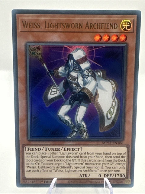 YU GI OH 2025 Mega-Pack Set Weiss, Lightsworn Archfiend 1ST ED NM UR MP25-EN186 $4.99 - PicClick CA