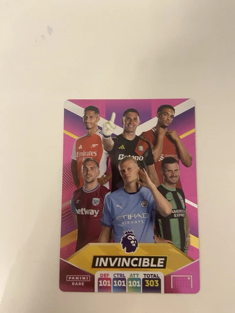 PANINI PREMIER LEAGUE Plasma Invincible Card 2025 £30.88 - PicClick UK