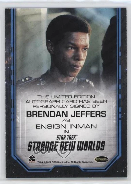 2025 STAR TREK Strange New Worlds Season 2 Brendan Jeffers Ensign Inman ...