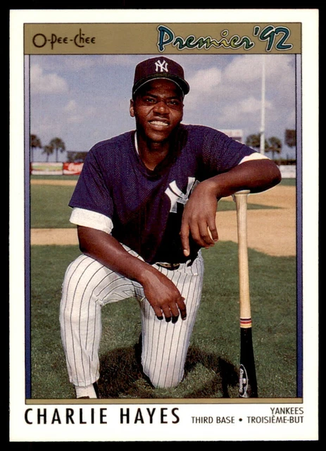 1992 O-PEE-CHEE PREMIER Charlie Hayes. New York Yankees #6 EUR 1,96 ...