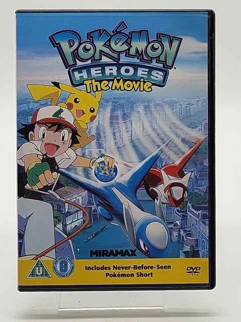 POKEMON HEROES THE Movie DVD Ash Pikachu Latios Latias Rara Animazione ...