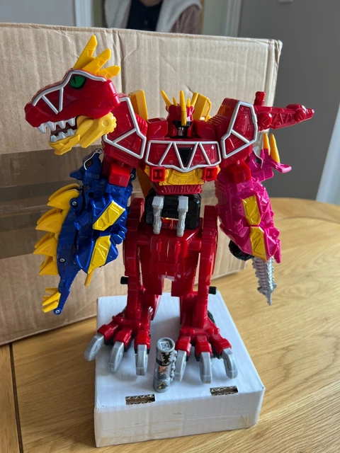 POWER RANGERS DINO charge Deluxe T-Rex Megazord 100% complete toy V.VGC ...