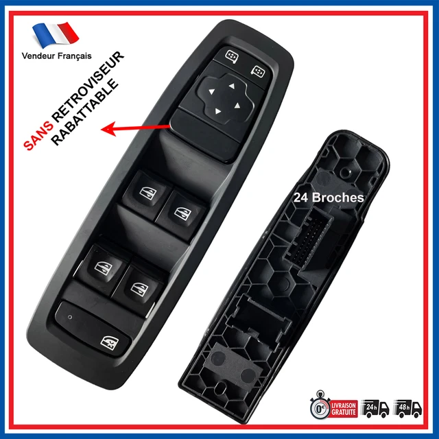 BOUTON DE LEVE Vitre pour MEGANE IV SCENIC 4 TALISMAN KADJAR 1.6 DCI ...