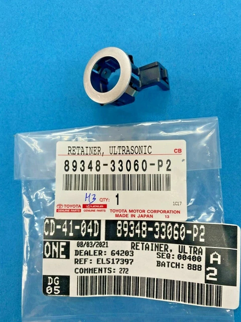 GENUINE LEXUS RX350,RX450HFRONT /REAR BUMPER SENSOR NO-1 RETAINER 89348 ...