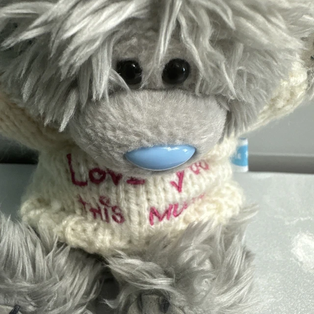 ME TO YOU Tatty Teddy Bear - “I Love You This Much “ - White Jumper £5. ...