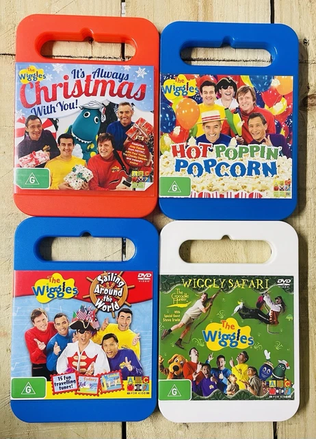 THE WIGGLES DVD Lot Bundle Christmas Safari Pop Corn World $35.00 ...
