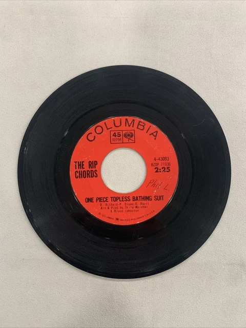 THE RIP CHORDS - One Piece Topless Bathing Suit, 7", (Vinyl) £26.00 ...