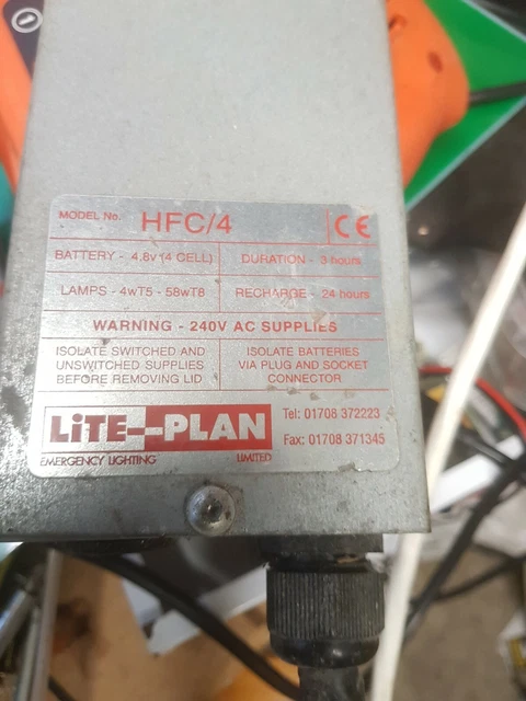 LITE-PLAN HRN/3 3 Stunden gewartetes Notbeleuchtung Vorschaltgerät ...