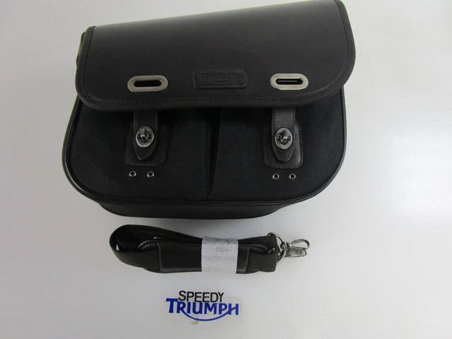 TRIUMPH BONNEVILLE BOBBER Bonneville Speedmaster Black Right Pannier ...