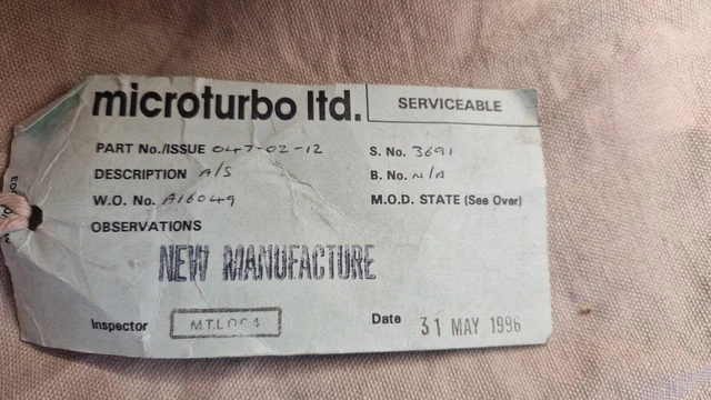 HAWK T1 ADOUR Jet Engine Starter Motor £700.00 - PicClick UK