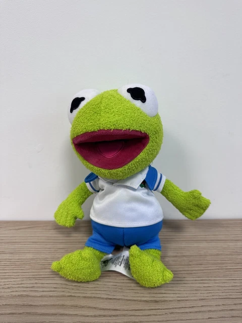 KERMIT THE FROG Jr. Plush Disney Muppet Babies 8" Stuffed Animal Toy ...