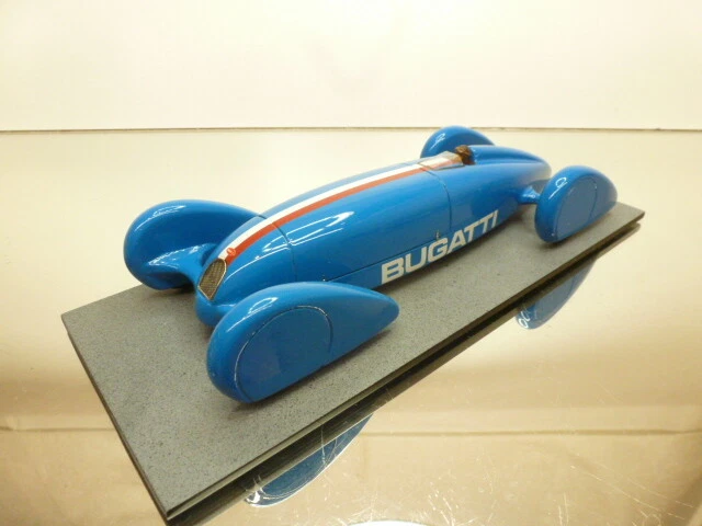 HAND BUILT BY HENNY v/d OEVER 1938 BUGATTI RECORD CAR - BLUE 1:43 very ...