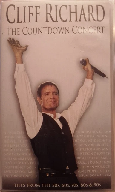 CLIFF RICHARD - The Countdown Concert (VHS, 2000) £2.80 - PicClick UK