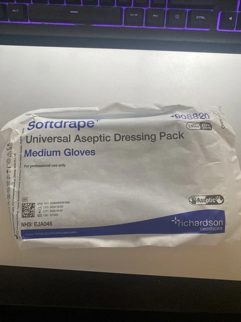 RICHARDSON SOFTDRAPE UNIVERSAL Aseptic Dressing Pack Medium Vitrex ...
