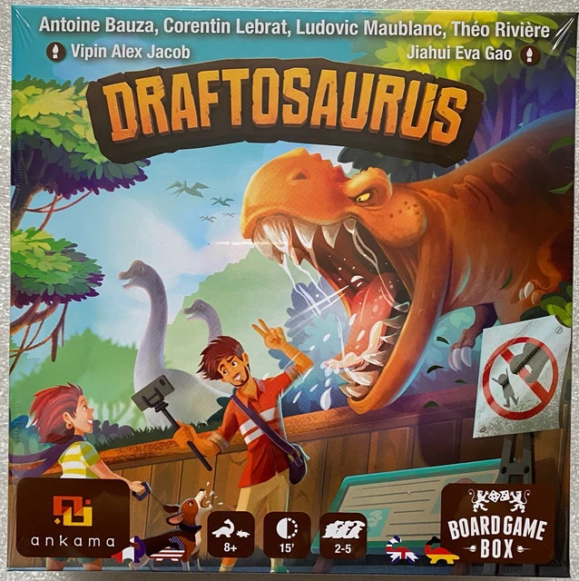 DRAFTOSAURUS BOARD GAME Box Juego de Mesa la Familia Combinar Alemán ...