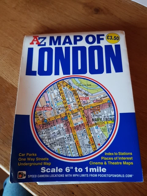 AZ MAP OF London - Stadtplan EUR 2,00 - PicClick DE