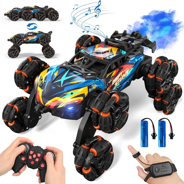 REMOTE CONTROL CARS, 8WD RC Stunt Car with Gesture Sensing, RC Drift ...