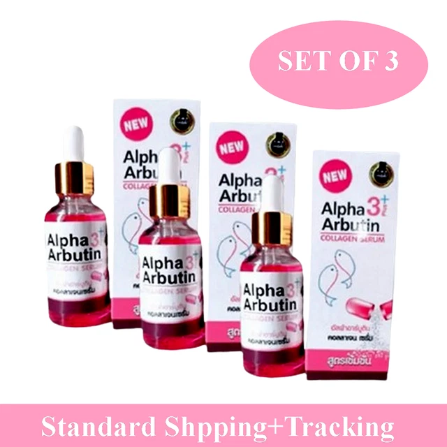 3X ALPHA ARBUTIN 3 Plus Collagen Serum 40ml Skin Care Reduce Freckles ...