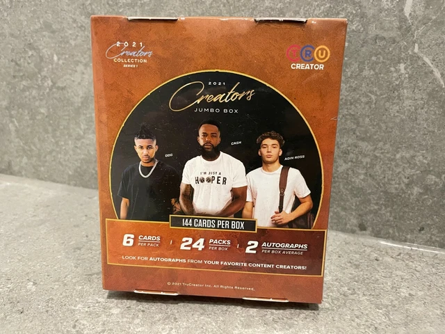2021 TRU CREATOR Creators Series 1 Hobby BOX 24 Packs ~ 2 Autograph EUR ...