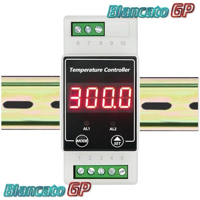 PT100 PROGRAMMABLE DIN AC Driving Thermostat with LED Display and Alarm ...