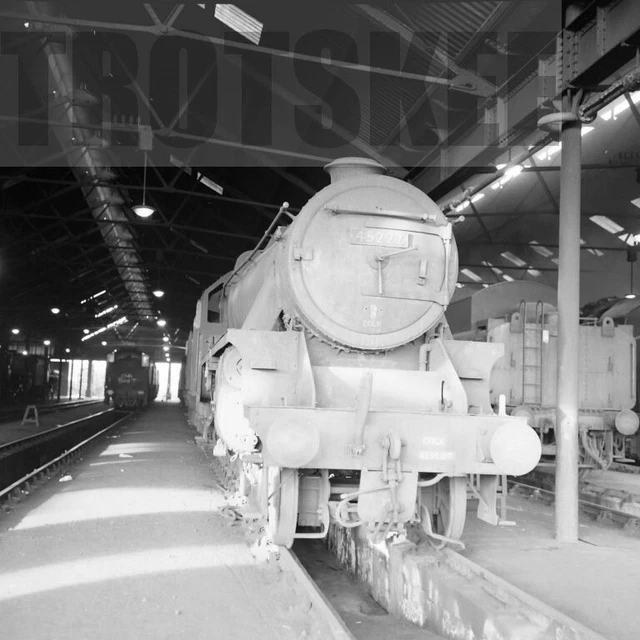 LARGER NEGATIVE BR British Railways Steam Loco 45222 Class 5MT ...