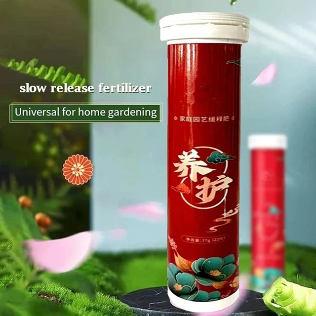 SLOW-RELEASE TABLET EASE Plant Food Organic Fertilizer All-purpose ...