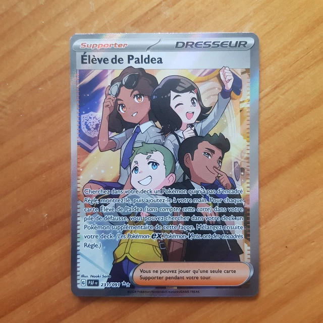 CARTE POKÉMON DRESSEUR élève de Paldéa ex neuve 231/091 Déstinées de Paldéa Fr EUR 1,99 ...