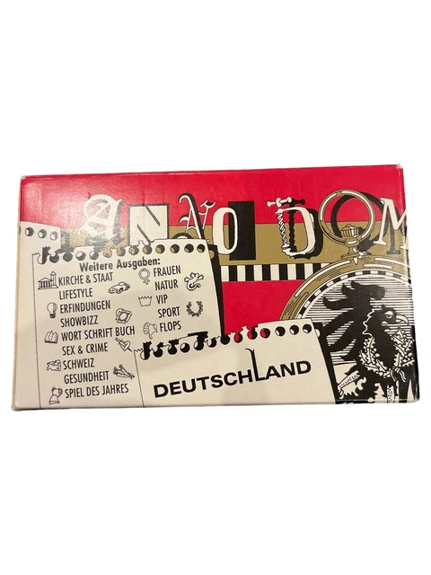 ANNO DOMINI DEUTSCHLAND Quizspiel Gesellschaftsspiel Urs Hostettler Uwe ...