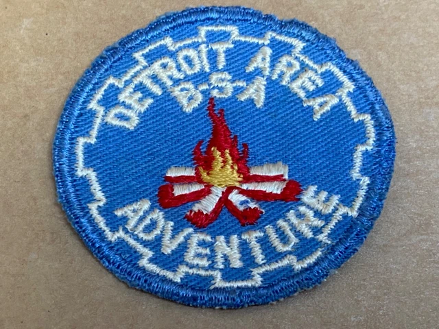 VINTAGE DETROIT AREA BSA Adventure Boy Scouts Badge Patch £9.99 ...