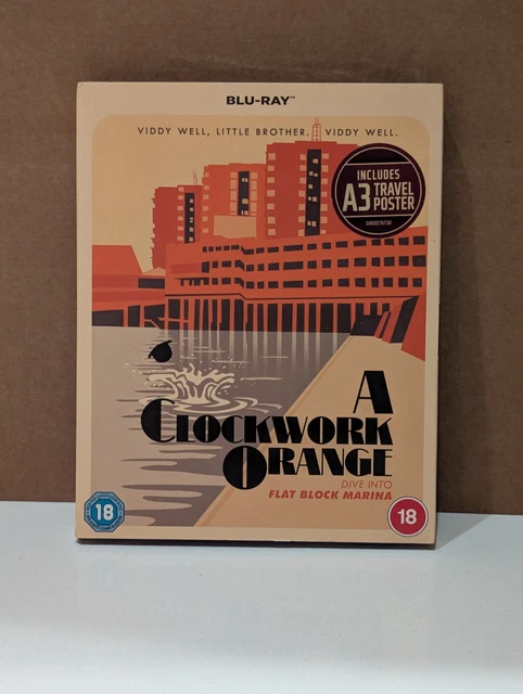 A CLOCKWORK ORANGE (Blu-ray with A3 Travel Poster) £8.99 - PicClick UK