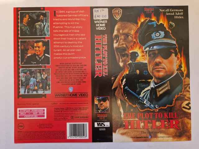 THE PILOT TO Kill Hitler - Promo Sample Warner Home Video Sleeve/Cover ...