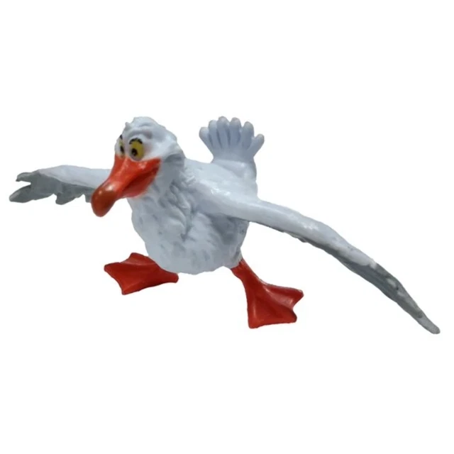 DISNEY ARIEL LITTLE Mermaid Scuttle bird 2.5" Figure Doll Toy Cake ...