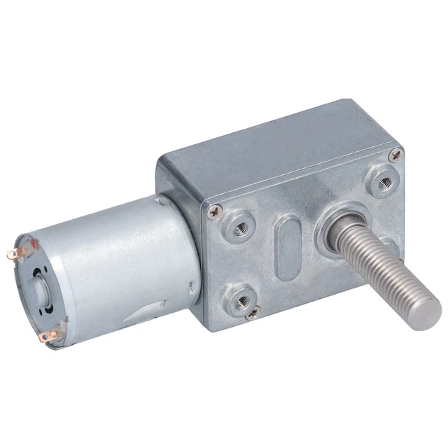 90RPM TURBINE THREADED Shaft Motor M8 Screw SelfLocking Motor Shaft ...