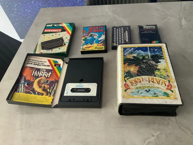 ZX SPECTRUM GAMES- Lord Of The Rings, Monty On The Run, Hobbit.... £31. ...