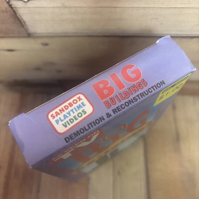 BIG BUILDINGS DEMOLITION & Construction VHS Tape Used Sandbox Playtime ...