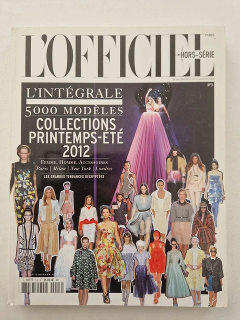 MAGAZINE FASHION L'OFFICIEL PARIS Hors Serie 5000 modeles printemps été ...