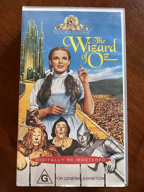 VINTAGE THE WIZARD of Oz Movie VHS Video Tape - 1996 NEW $29.50 ...