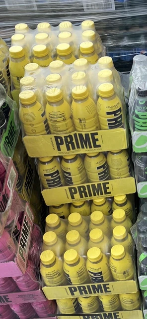 PRIME HYDRATION DRINK Lemonade 500 ml X Pack Of 12. USA IMPORT. KSI ...