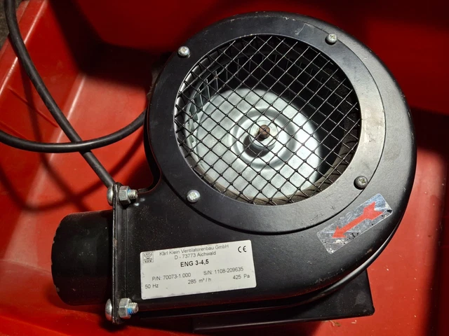 KARL KLEIN VENTILATOR ENG 3- 4.5, Grillanzünder, Gebläse EUR 65,00 ...