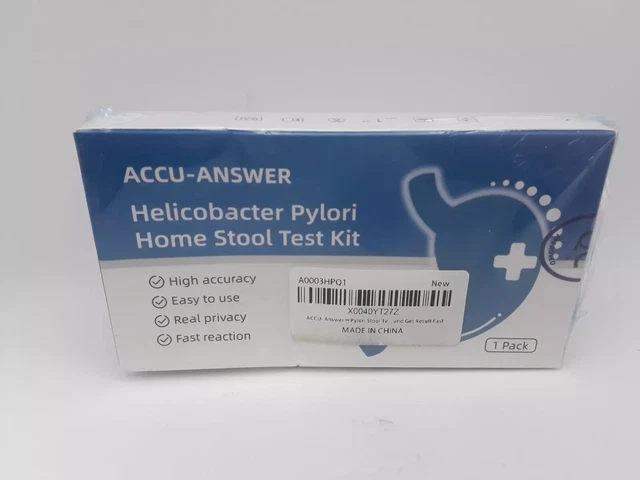 HELICOBACTER PYLORI HOME Stool Test Kit best 10/26/2025 H Infection ...