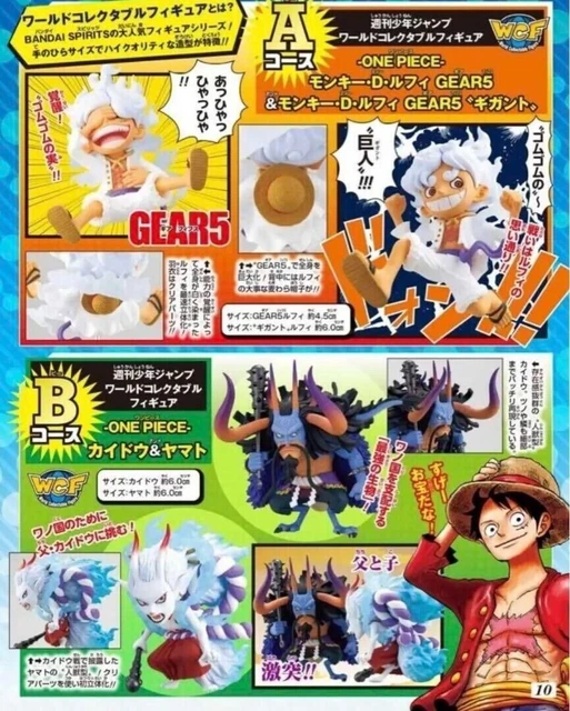 ONE PIECE LUFFY Gear 5 Nika & Kaido & Yamato World Collectable Figure Wcf Jump EUR 176,71 ...