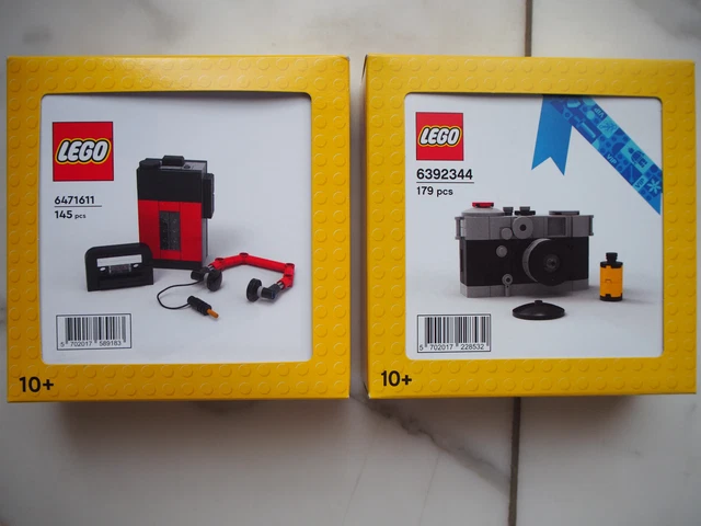 LEGO® VIP 6471611 Walkman / Tape Player & 6392344 Vintage Camera - Neuf ...