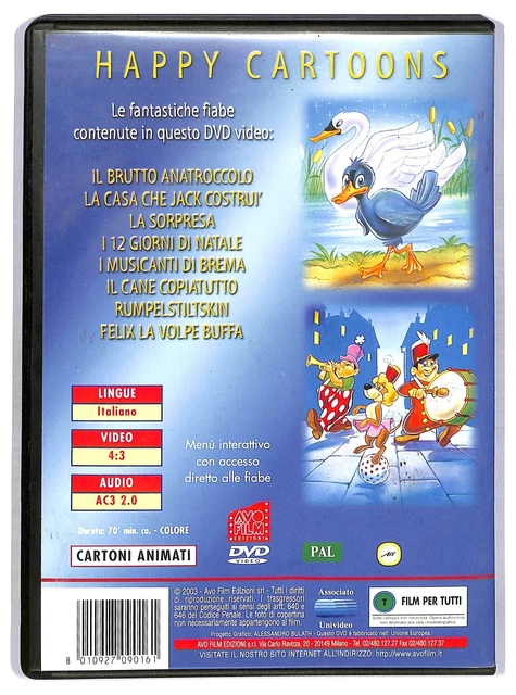 EBOND HAPPY CARTOONS - IL Brutto Anatroccolo DVD D764834 EUR 4,00 - PicClick IT