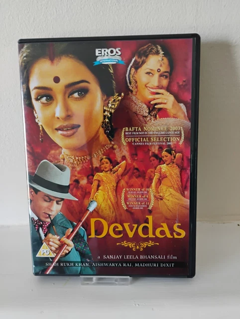 DEVDAS DVD (2002) Shahrukh Khan, Bhansali (DIR) DISC IS IN MINT ...