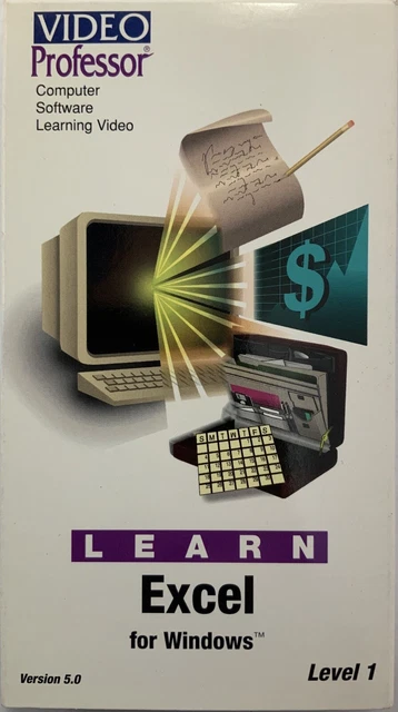 LEARN EXCEL FOR Windows Level 1 VHS 1996 VHSshop £14.04 - PicClick UK